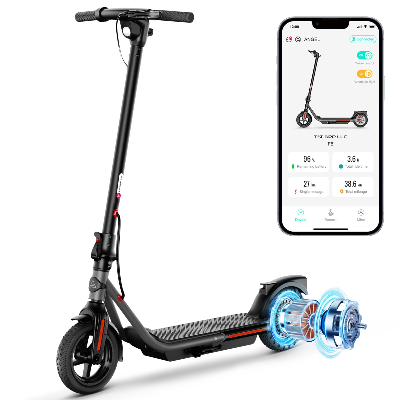 Mua TST Electric Scooter for Adults, 19 Mph Foldable E Scooter, Peak ...