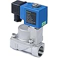 Amazon.com: U.S. Solid High Pressure Solenoid Valve - 3/4 inch 100 bar Stainless Steel 12V DC ...