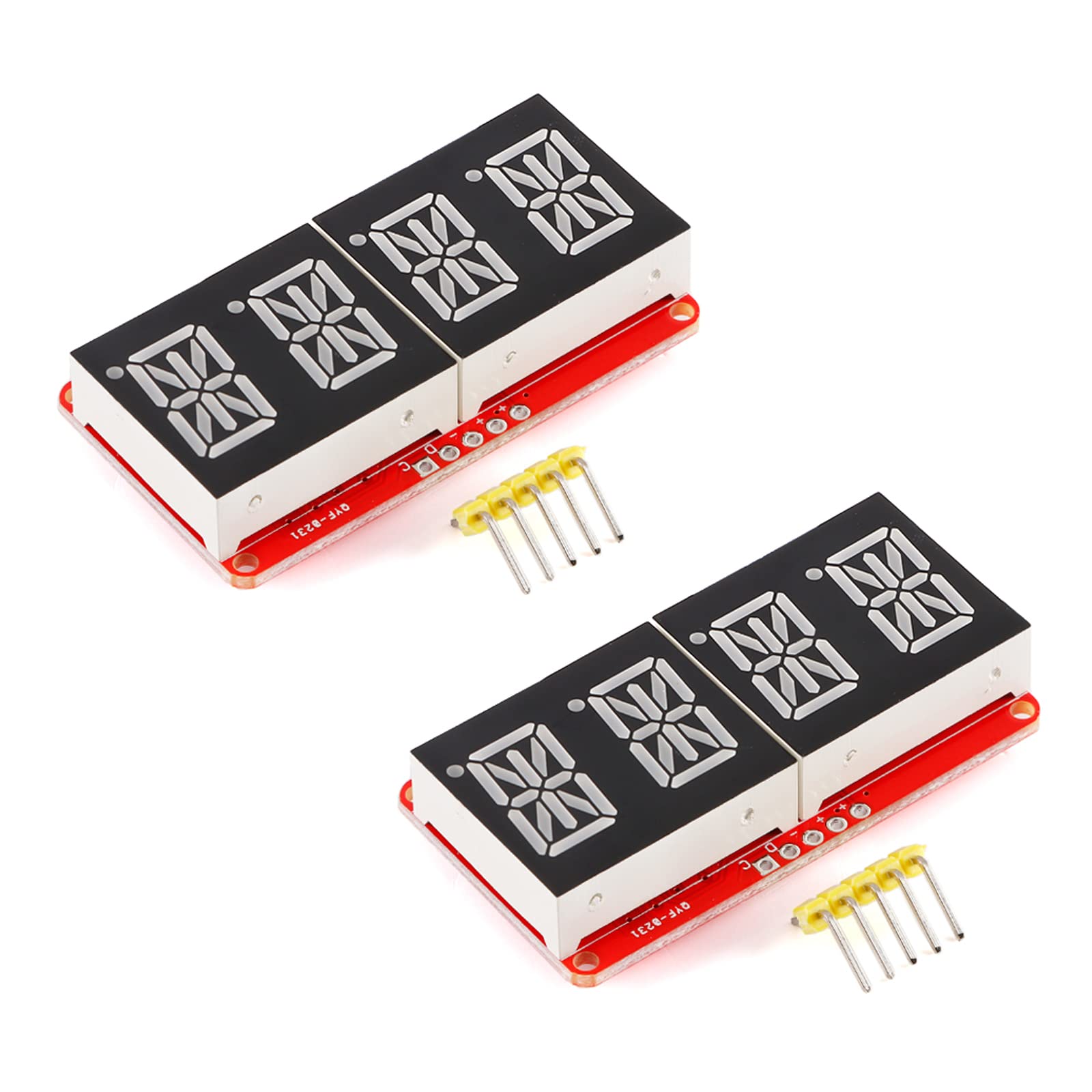 Mua 2Pcs Digital Tube Module Orange 0.54 Inch 4 Digit Tube Module LED Display 4 Digit Tube LED ...