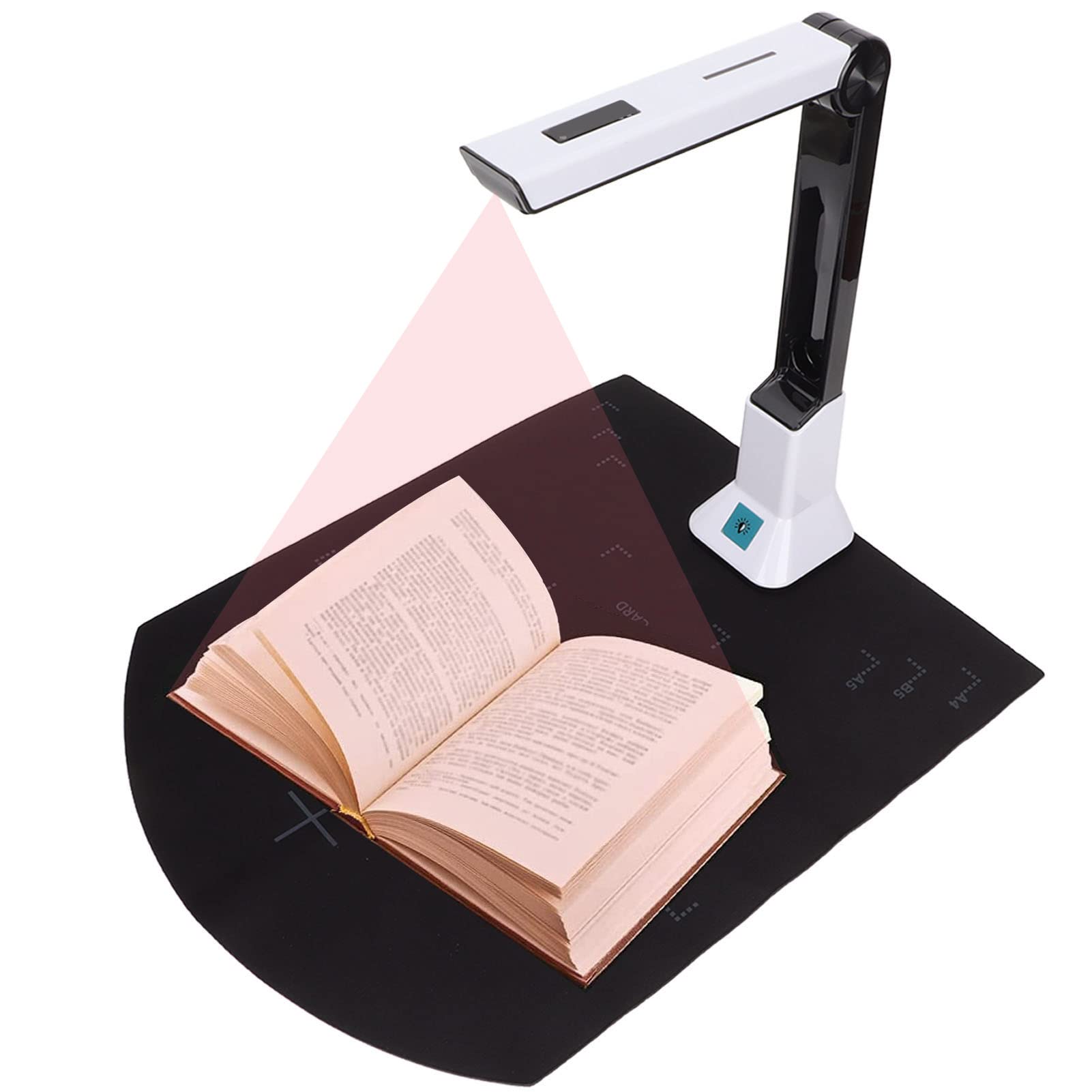 Professional Document Scanner, 8 Million Pixels Book&Document Camera ...