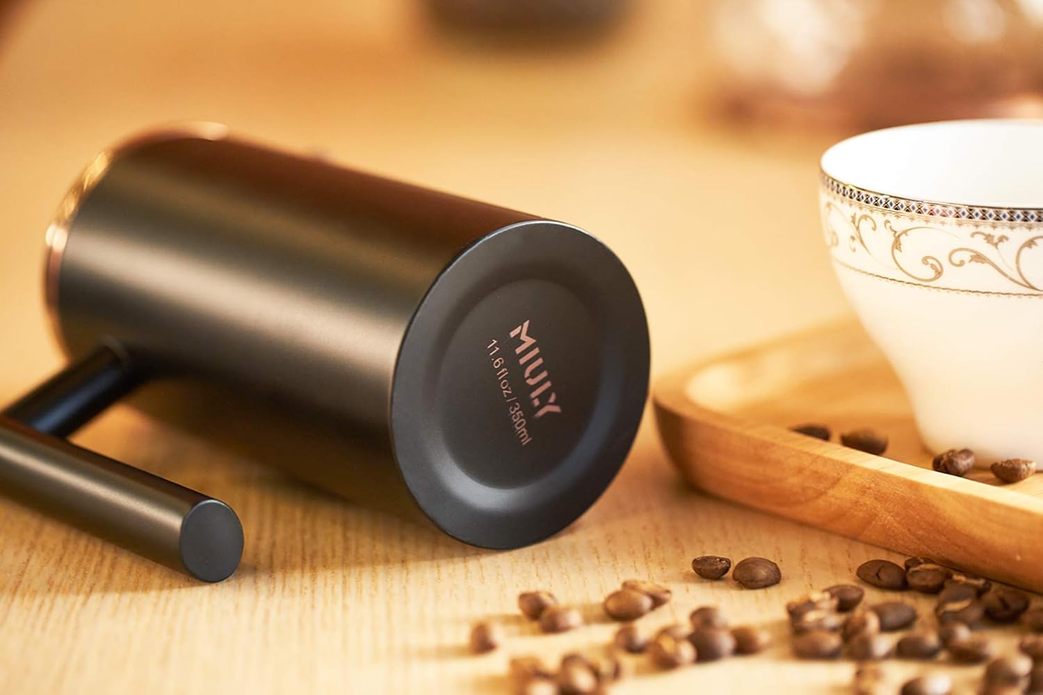 MIULY Small Cafetiere 1 Cup Stainless Steel French Press Coffee Maker ...