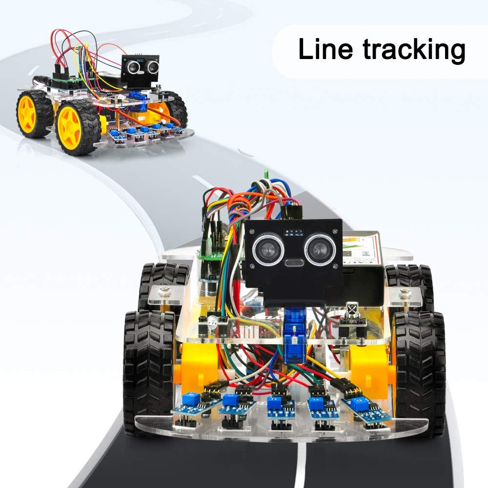 OSOYOO Robot Car Starter Kit for Arduino – STEM Remote Control App ...