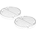 Amazon.com: TeamFar Round Cooling Rack Set of 2, 7½ Inch Round Baking ...