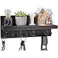 Amazon.com: WeBravery Decorative Key Hanging Rack with 4 Double Hooks ...