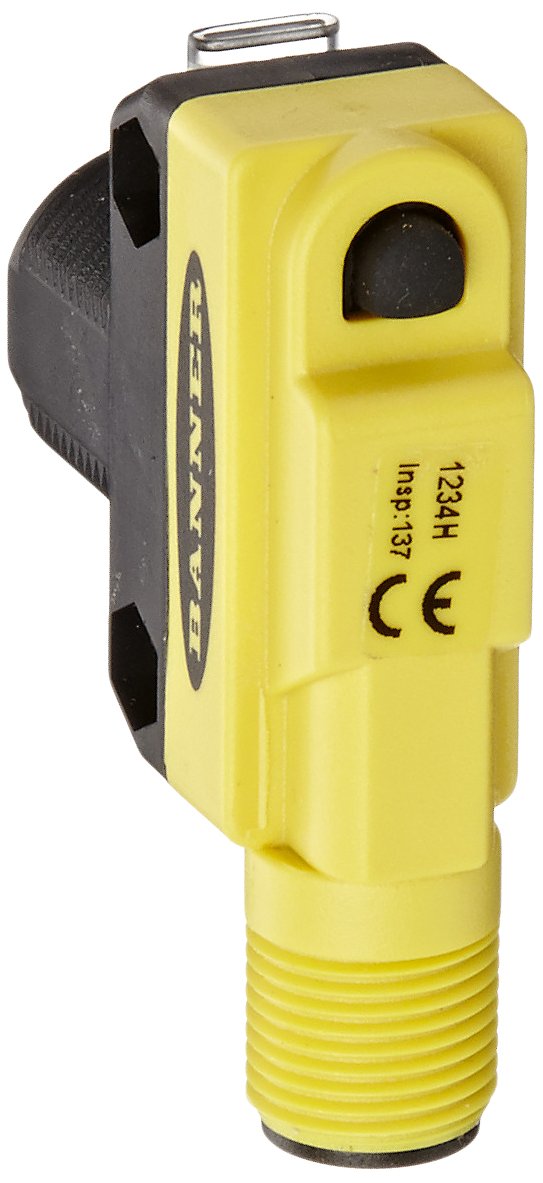 PNP Output Type 4 Pin Integral European Style QD Cable Banner QS18UPAQ8 ...