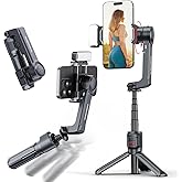 AOCHUAN Gimbal Stabilizer for Smartphone, iPhone Gimbal w/Focus Wheel ...