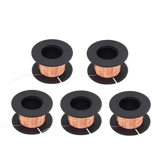 5pcs 0.1mm Copper Wire, 12m Enameled Copper Wire Magnet Winding Wire ...