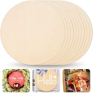 Amazon.com: Wood Circles-Round Wood Discs for Crafts 12 Inch 2.5mm ...