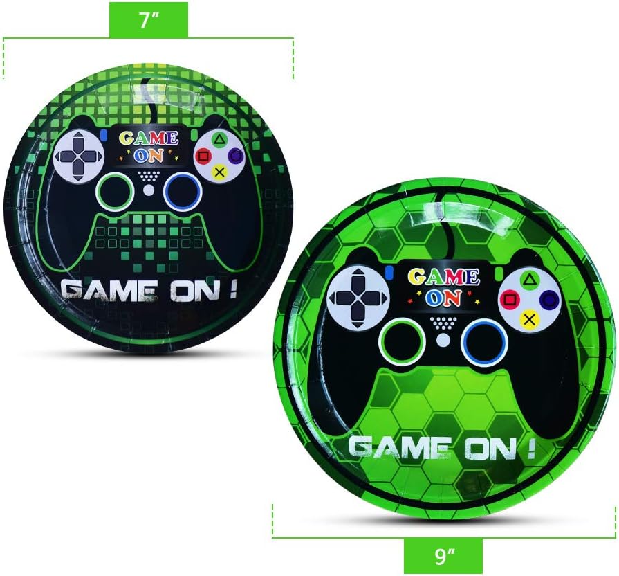 WERNNSAI Game Party Supplies Kit – Video Game Themed Party Packs for ...