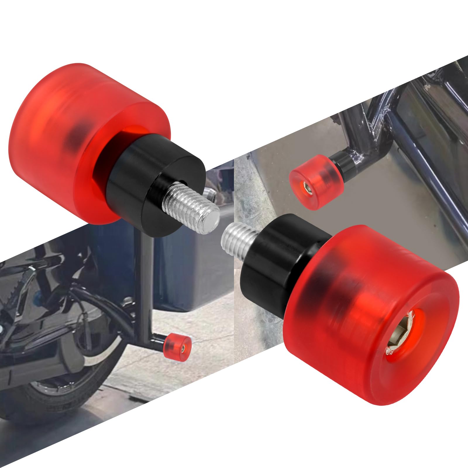 HCmotorku Motorcycle Decorative Wheel M12 Screw Install on Saddle Bag ...