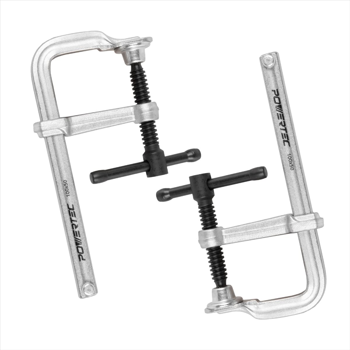 Mua POWERTEC 71598 4 Inch Heavy Duty F Clamp, 4-3/16 Inch x 2 Inch ...