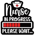 Amazon.com: YAZMEEN 20 Pcs Funny Medical Nurse Stickers 2.5'' Nurse in ...