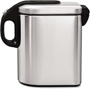Amazon.com: simplehuman Small Slim Canister, Stainless Steel, 1.5 L / 1 ...