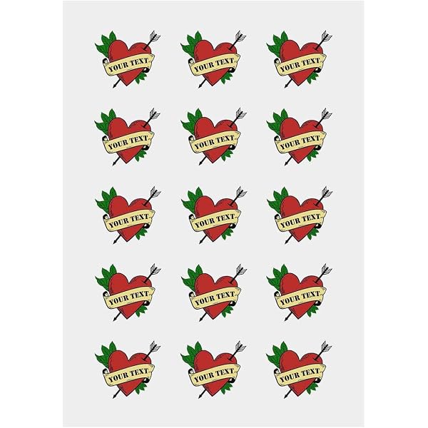 Hashtag Temporary Tattoos Amazon.com : Custom Name Temporary Tattoo