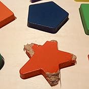 Amazon.com: GYBBER&MUMU Wooden Preschool Colorful Shape Puzzle ...