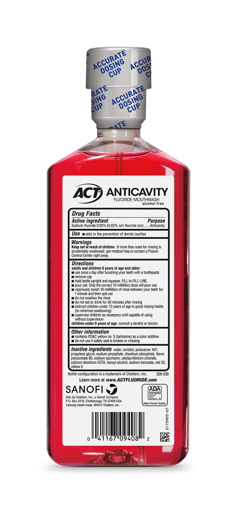 Mua ACT Anticavity Fluoride Rinse Cinnamon 18 oz trên Amazon Mỹ chính ...