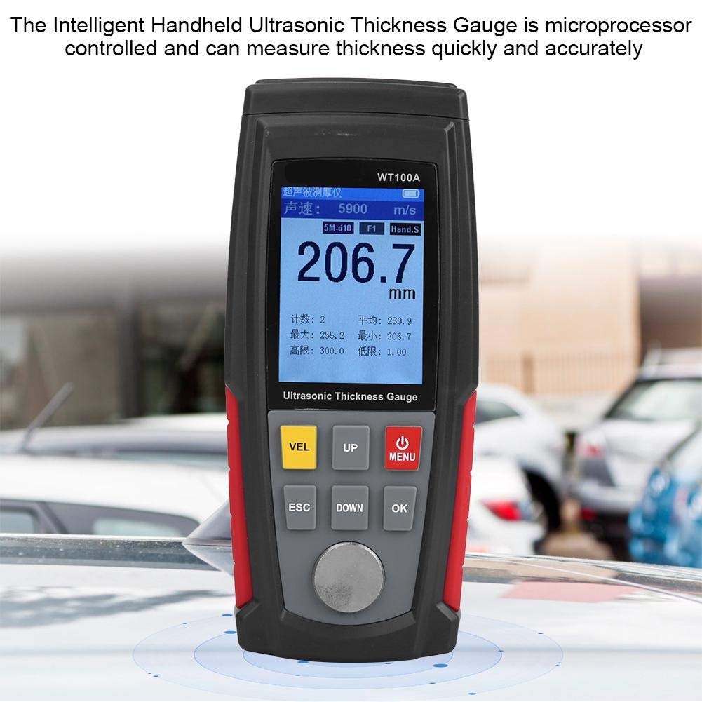 Data Storage Thickness Gauge Adjustment Sound Velocity Ultrasonic ...
