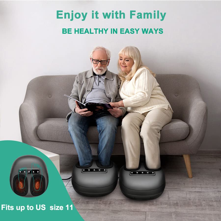 Medcursor Shiatsu Foot Massager Machine with Heat, Deep Kneading ...