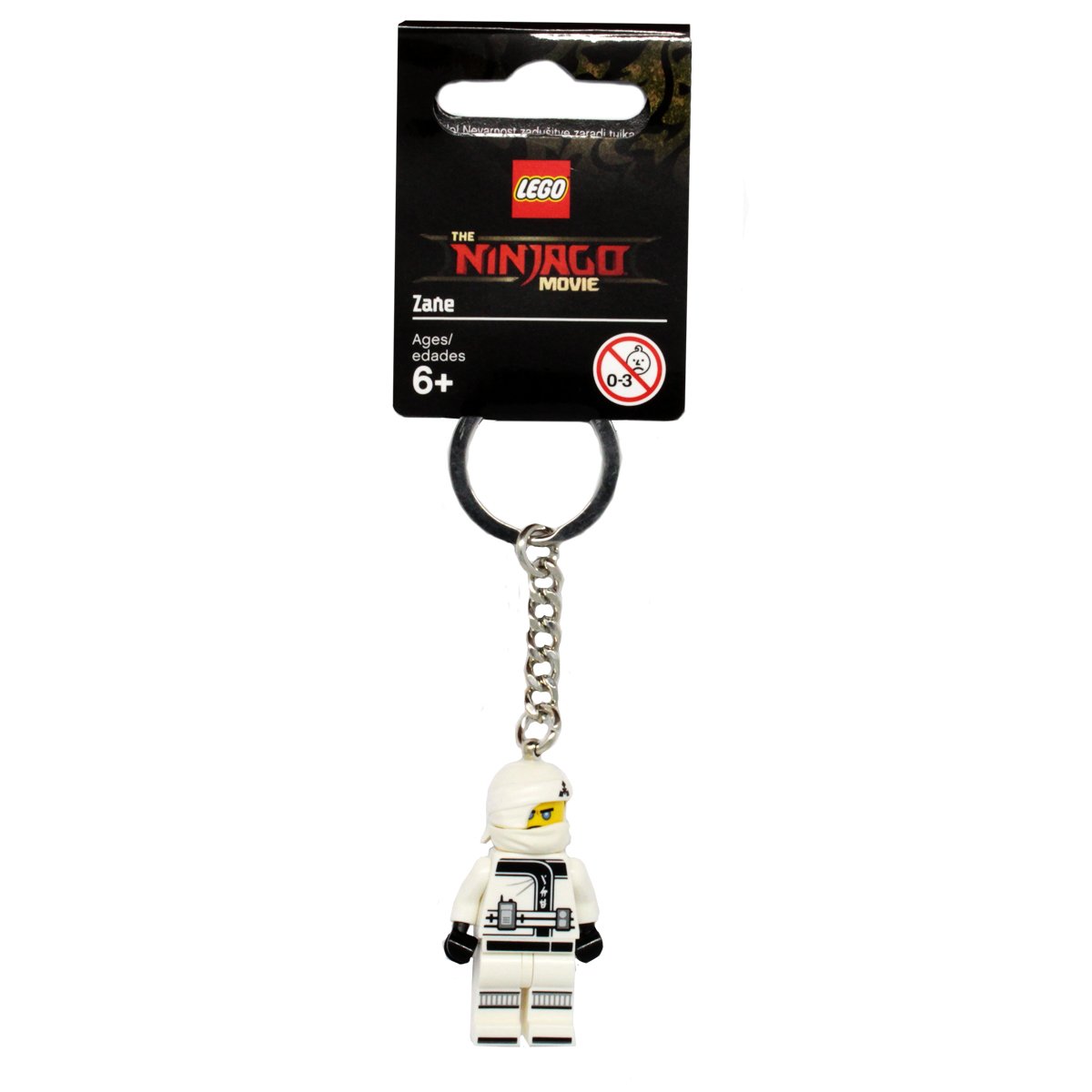 LEGO Ninjago Movie Zane Keychain 853695: Amazon.co.uk: Toys & Games