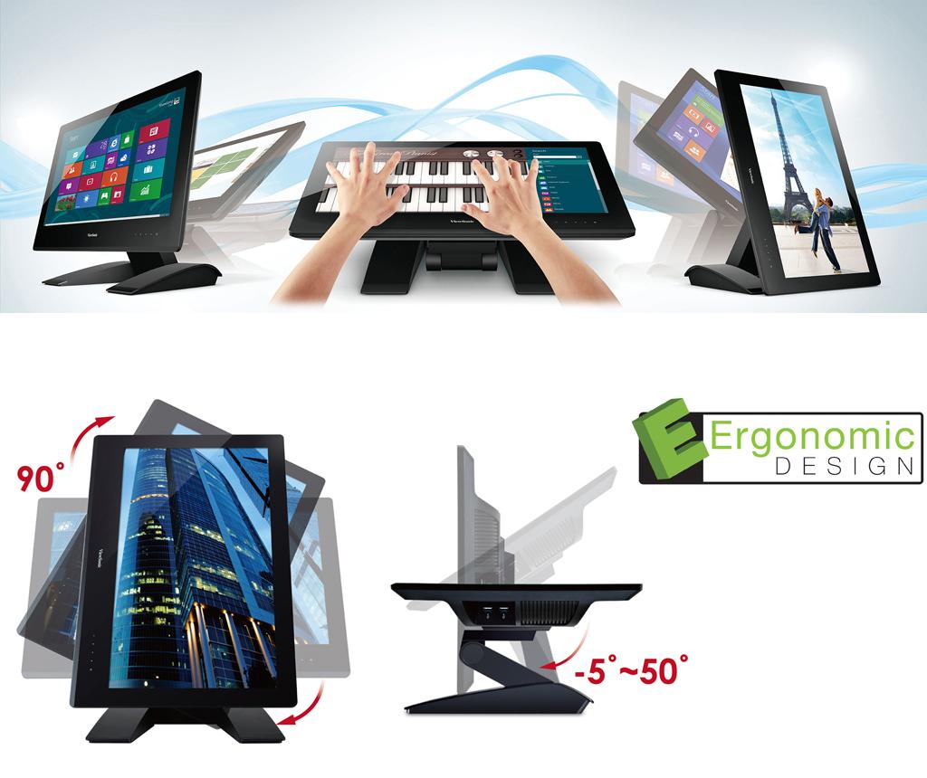 ViewSonic TD2340 23 inch Full HD 10 point Multi-Touch SuperClear IPS ...