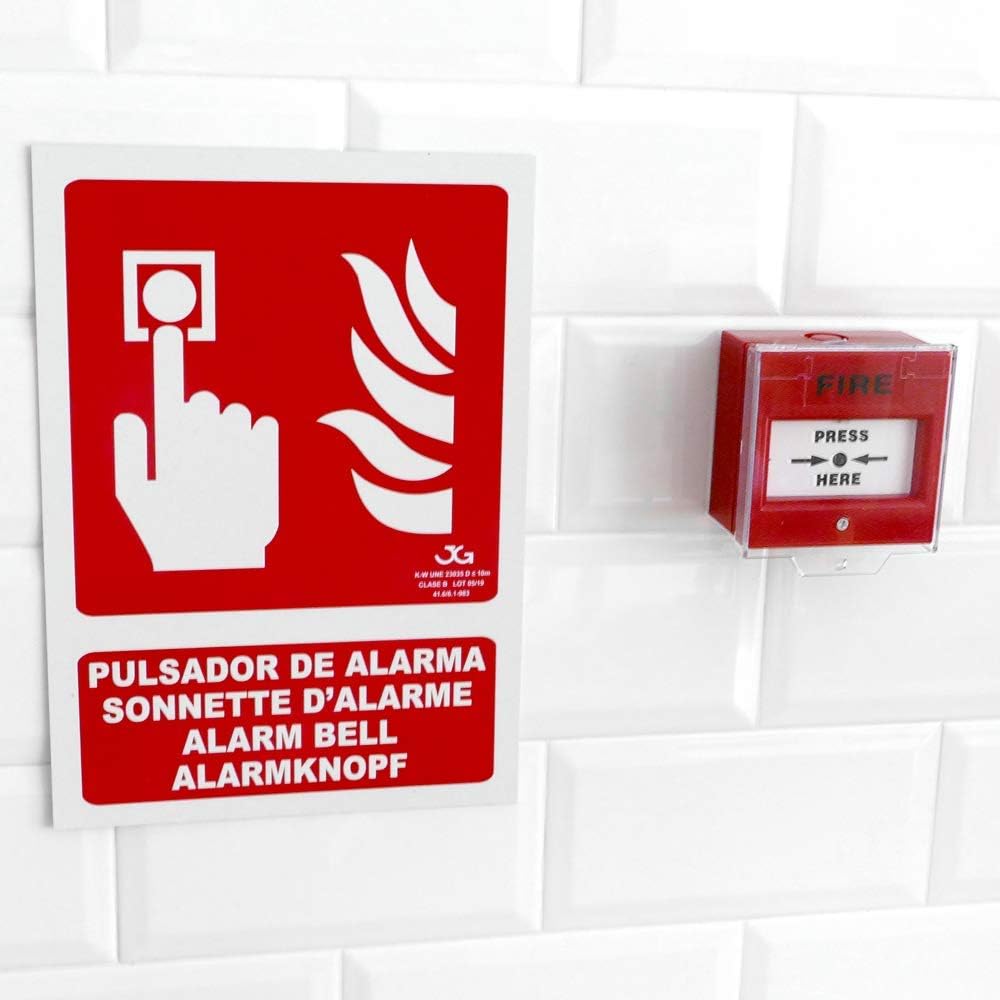 BeMatik – Emergency manual push button for fire alarms with cover ...