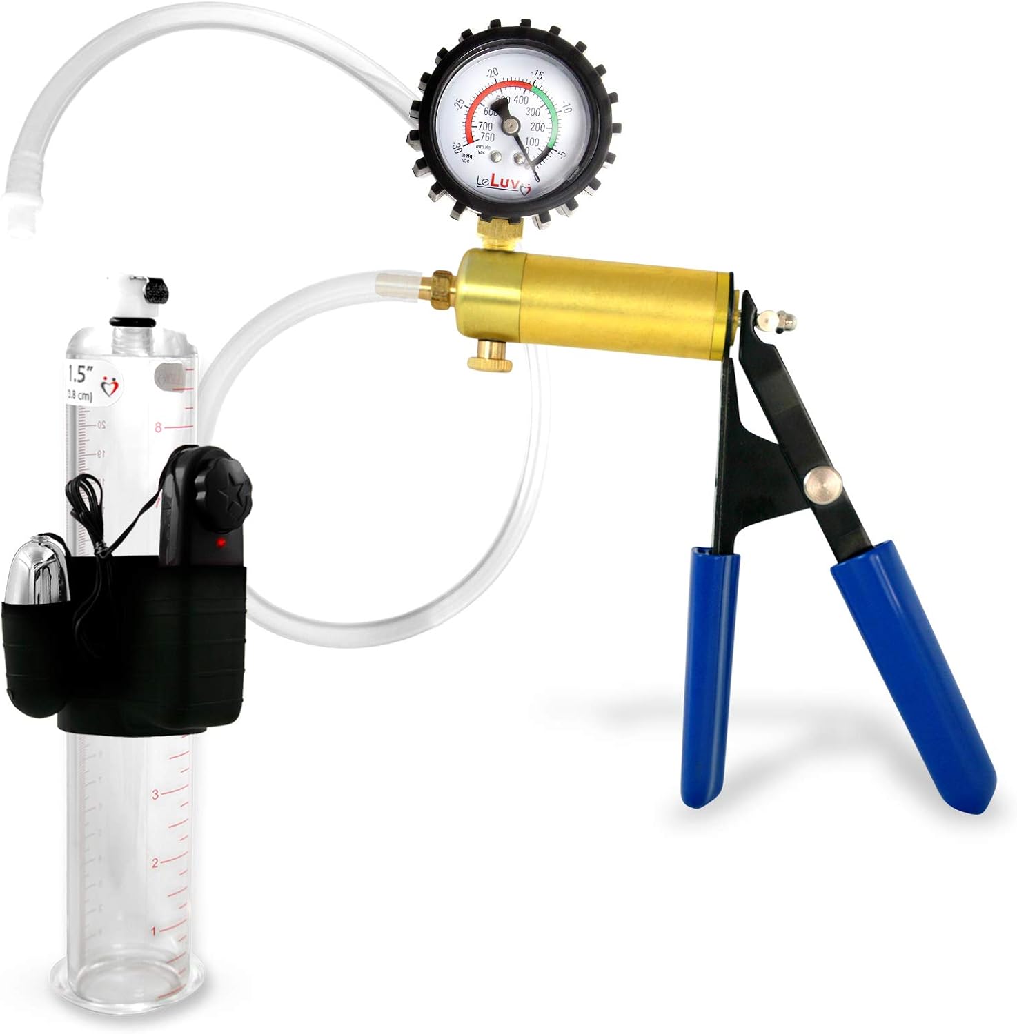 Amazon.com: LeLuv Vibrating Ultima Male Enhancement Vacuum Pump Blue ...