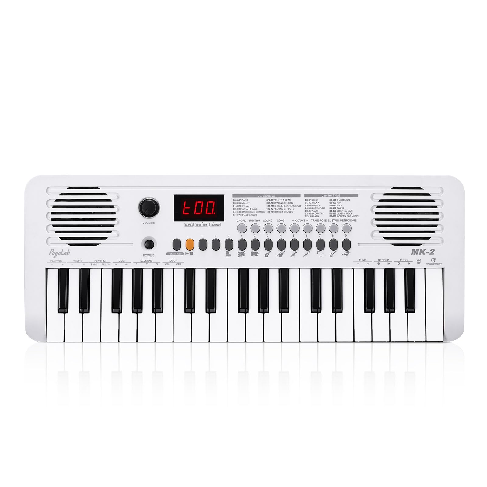 POGOLAB MK-2 37 Mini Keys Keyboard Piano, Portable Small Keyboard with ...