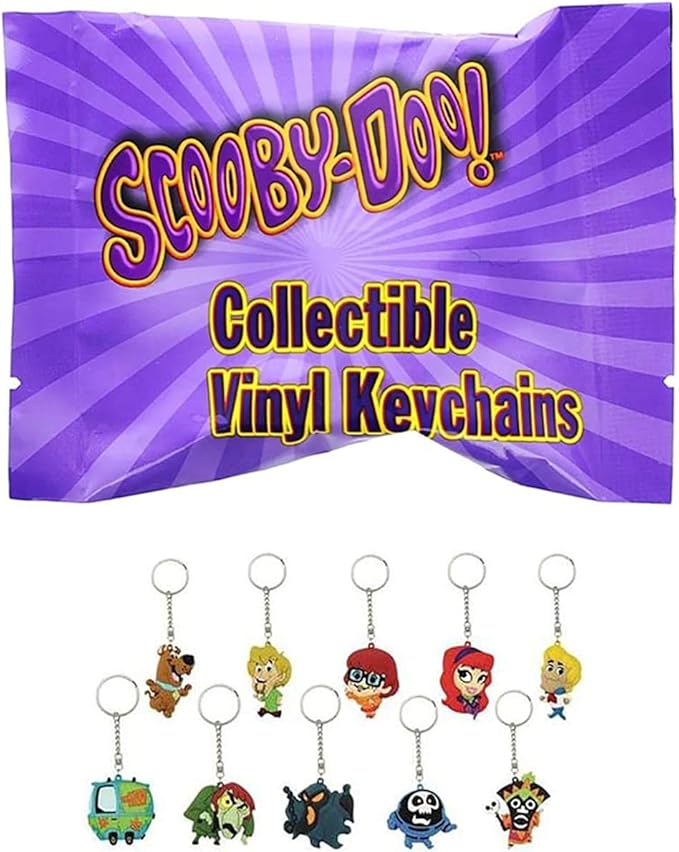 Scooby Doo Blind Box Vinyl Keychain - One Random Mini Mystery Figure ...