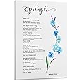 Amazon.com: NCIS Poem on Death Poster, Epitaph Poem Poster by Merrit ...