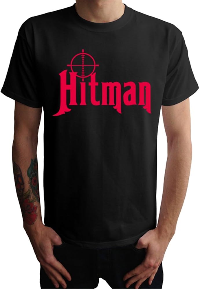 Hitman Logo Men's T-Shirt: Amazon.co.uk: Clothing
