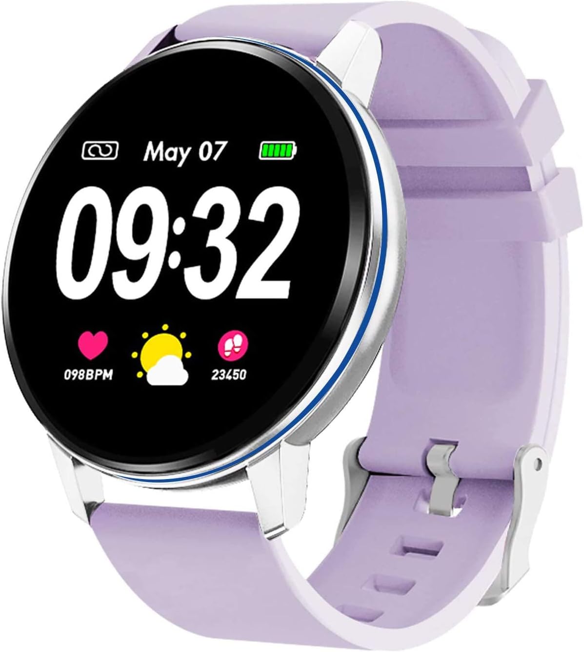GOKOO Smart Watch for Women with Heart Rate Blood Pressure Sleep ...