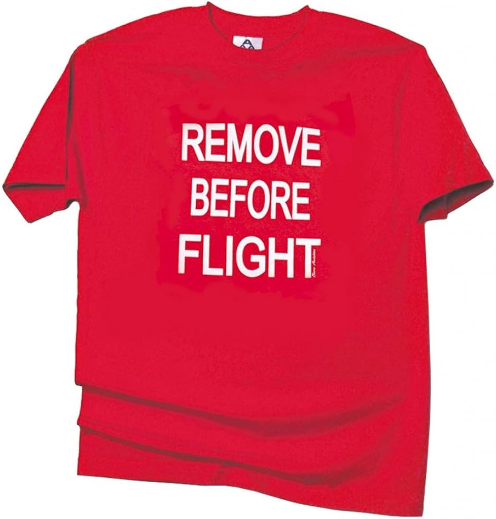 Amazon.com: Born Aviation Men's Remove Before Flight T-Shirt: Clothing