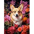 Amazon.com: 5D Diamond Art Painting Kits by Number for Adults Corgi ...