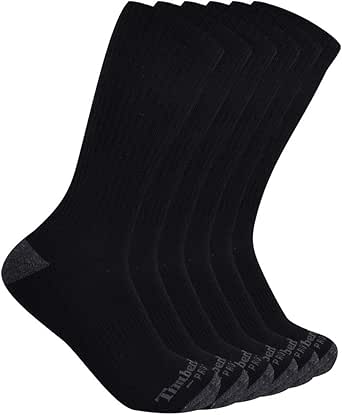 Timberland PRO mens 6-pack Performance Crew Length Socks at Amazon Men ...