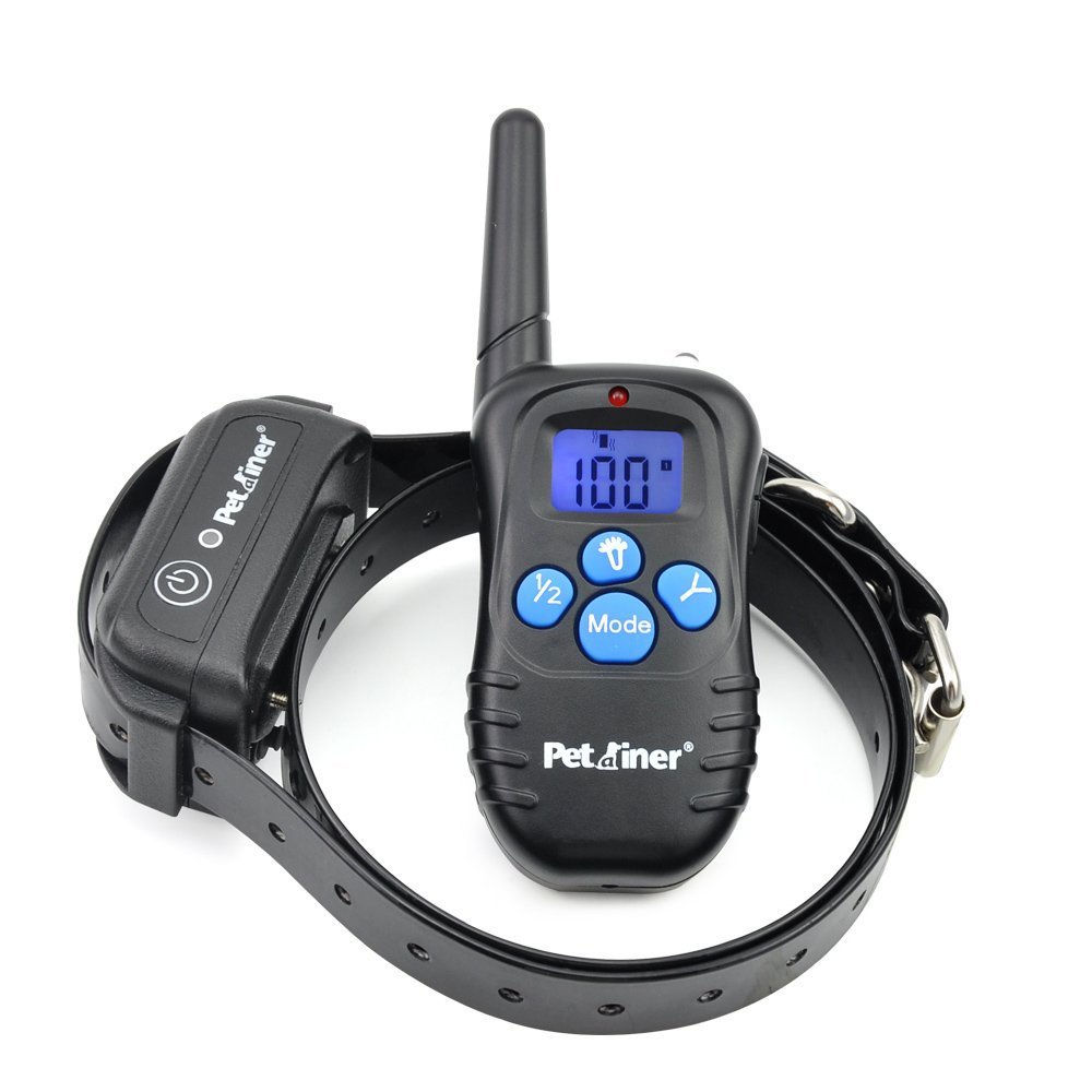 מוצרים לחיית מחמד - Petrainer PET998DBB1 Waterproof and Rechargeable Dog Shock Collar 330 Yards ...