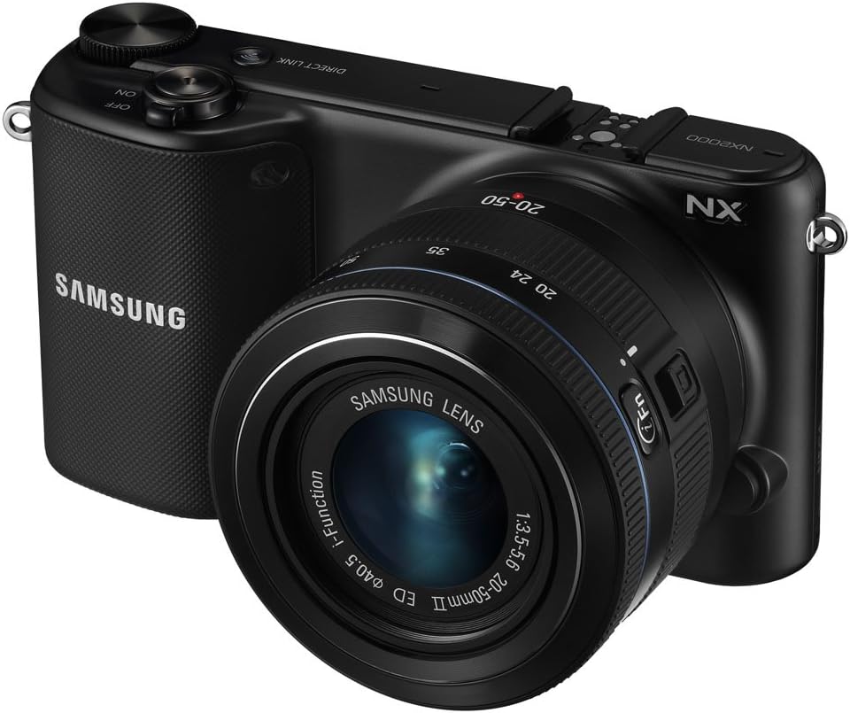 Samsung NX2000 20.3MP CMOS Smart WiFi Mirrorless Digital Camera with 20 ...