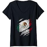 Amazon.com: Proud Mexican Shirts Chicano Latino Torn Ripped Mexico Flag T-Shirt : Clothing ...