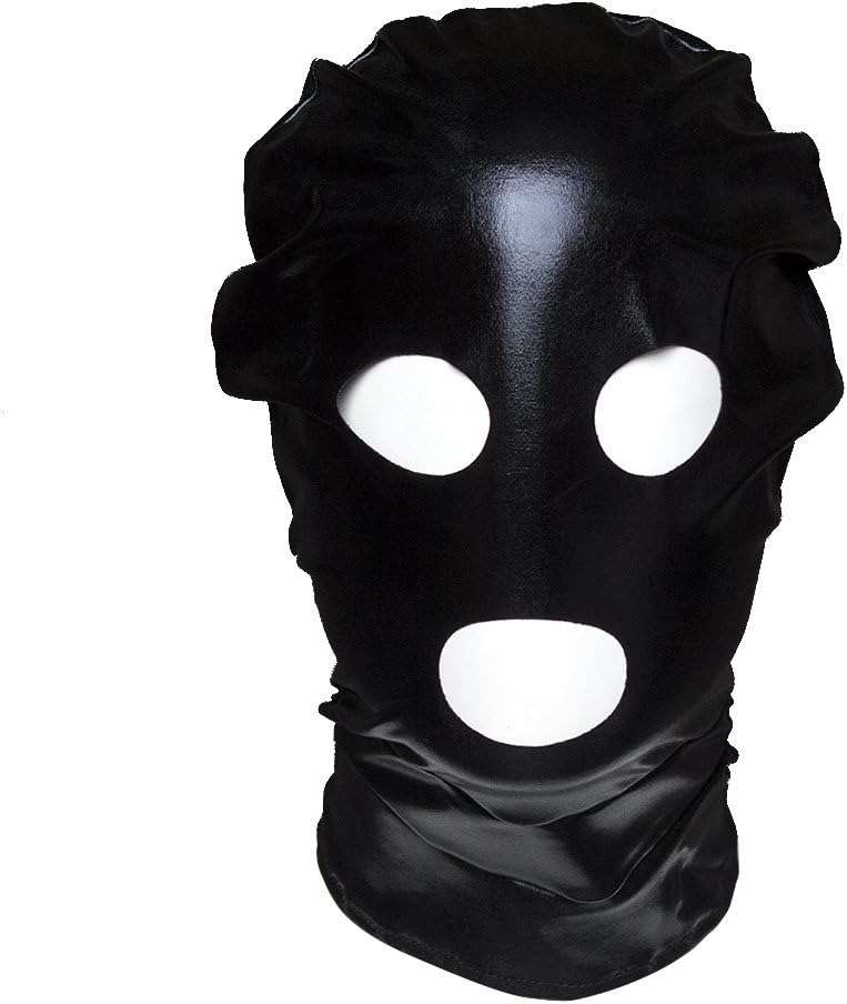 LUOEM Breathable Face Cover Open Eyes Open Mouth Blindfold Mask Cosplay ...