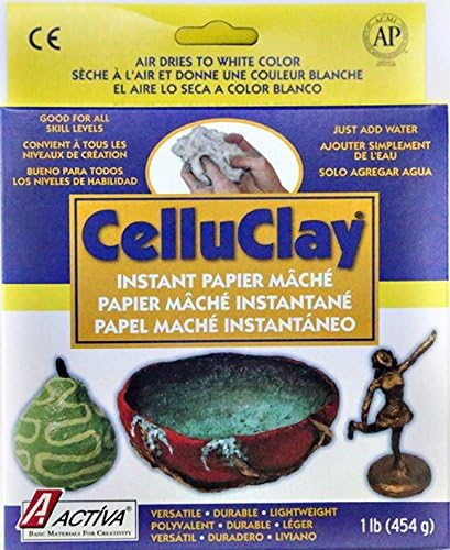 Activa Celluclay Instant Papier Mache, 1-Pound, Bright White: Amazon.ca ...