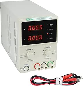 KORAD KD3005D-Precision Variable Adjustable 30V, 5A DC Linear Power Supply Digital Regulated Lab ...