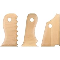 Amazon.com: HARFINGTON 2pcs Pottery Ribs Trimming Tools Pottery Profile ...