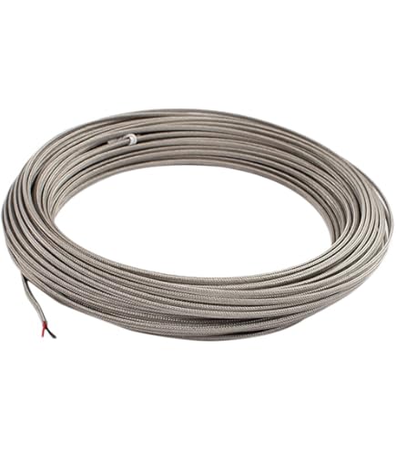 10 Yard Thermocouple Spool K-Type Thermocouple Wire AWG 20, Solid Core ...