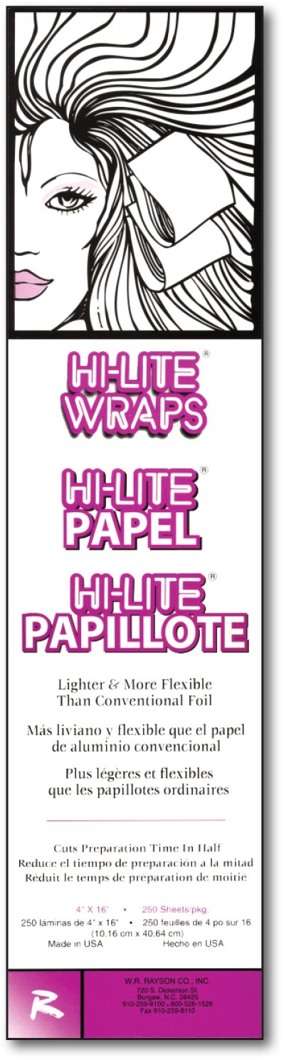 Amazon.com : Hi-Lite Wraps 4 x 16, 250 Sheets Per Box : Beauty
