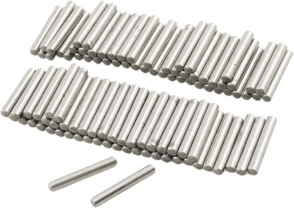 Zylinderstifte / Dübelstifte, Edelstahl, 2,2 x 15,8 mm, 100 Stück ...