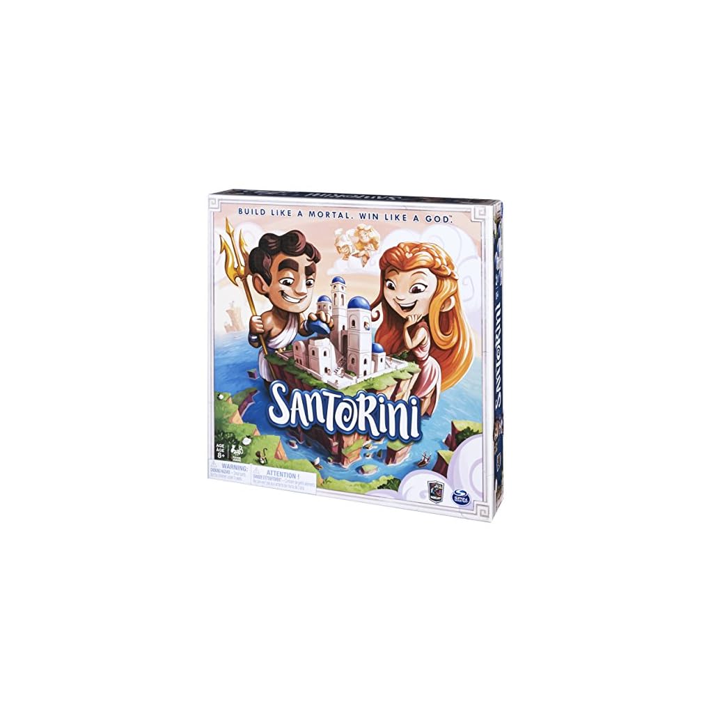 Santorini, Strategy Family Board Game 2-4 Players Classic Fun Building ...