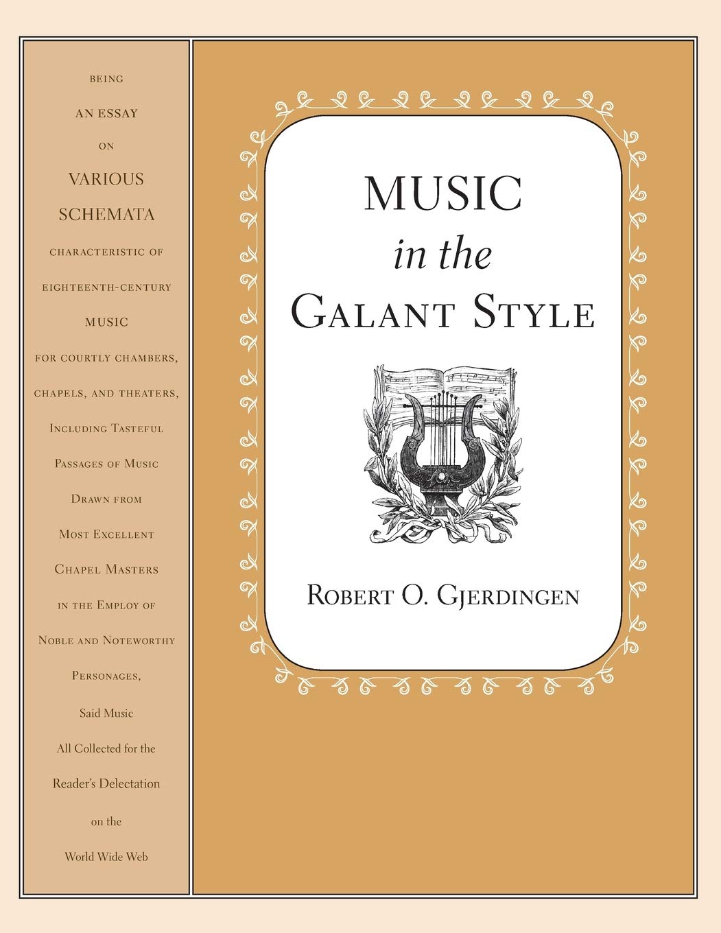 Comprendre le style galant : la contribution fondamentale de Robert O ...