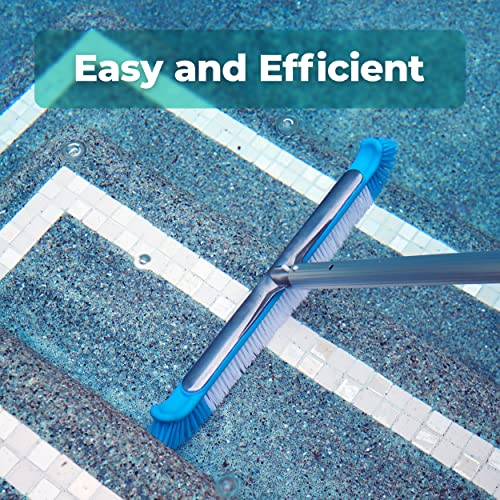 Cobweb Brush 16.7'' Swimming Pool Brush Head With Round Ends, EZ Clip ...