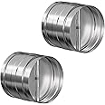 [Upgraded] Hon&Guan Duct Damper 4 inch, Backdraft Damper One-Way ...