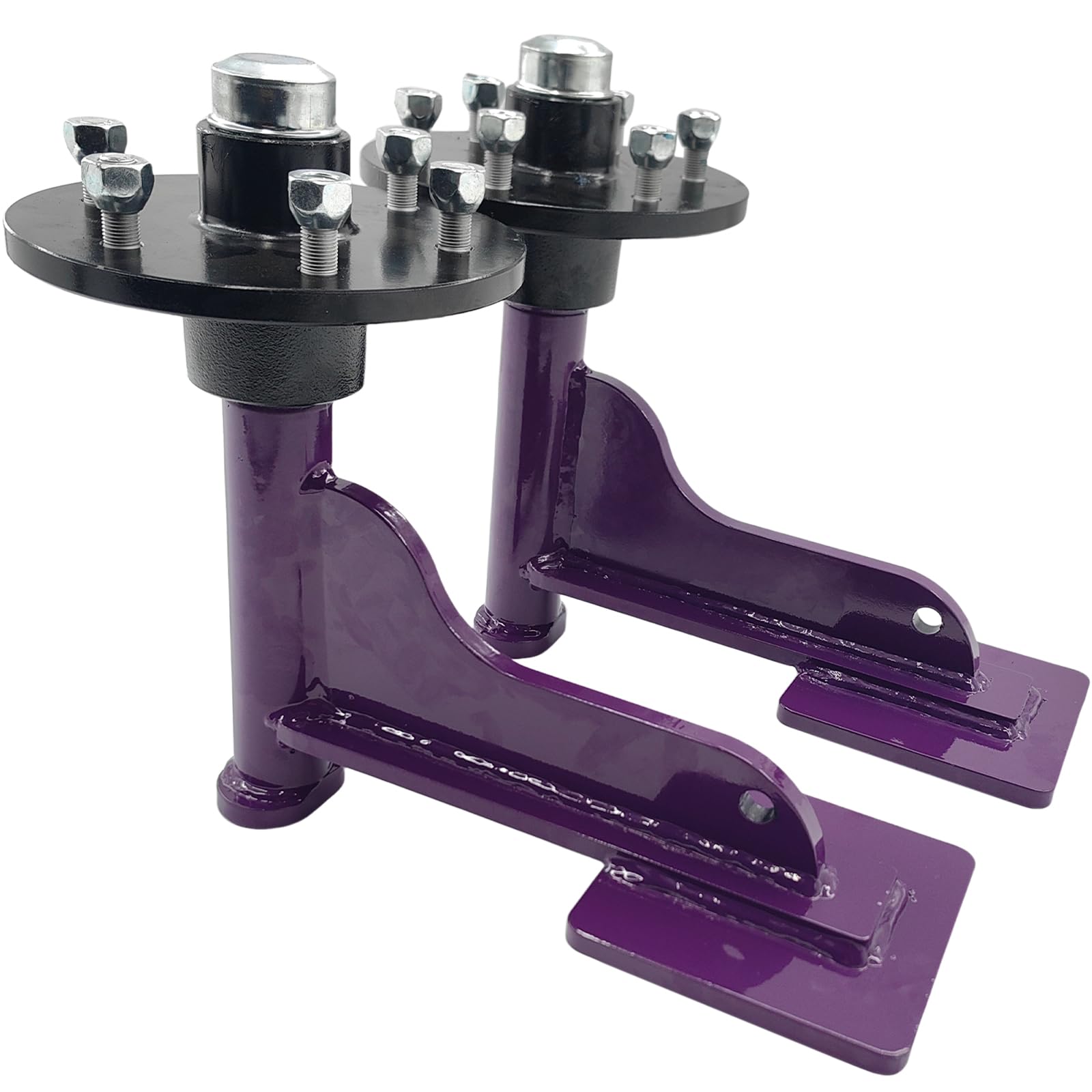 REVOTUNE 2 Pack Shipping Container Wheels, Heavy-Duty 6-Lug Axles Kit ...