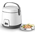 Amazon.com: TLOG Mini Rice Cooker 2-Cup Uncooked(4-Cup cooked), Healthy ...